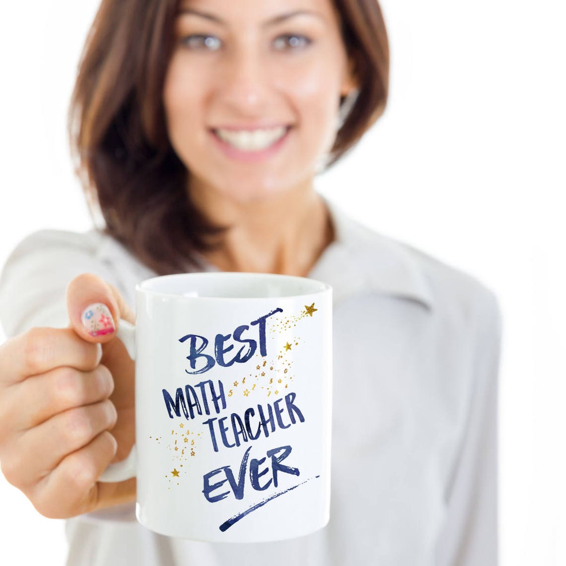 Math Teacher Mug Best Math Teacher Ever Math Teacher Gift | Etsy