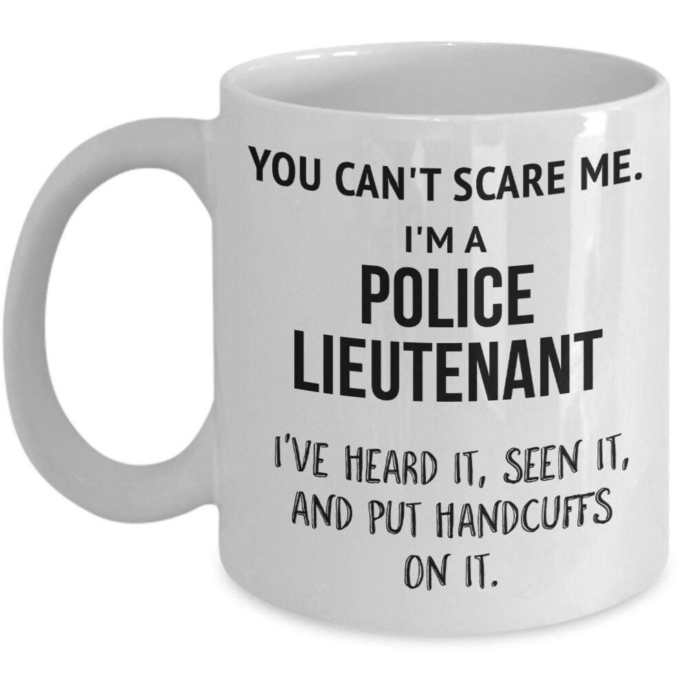 Police Lieutenant Mug Police Lieutenant Gift Police Promotion Gift ...