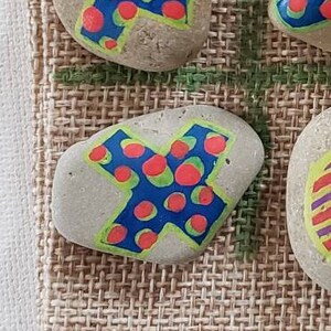 Painted Rocks Tic Tac Toe Game: Unique Travel Kids Game - Etsy