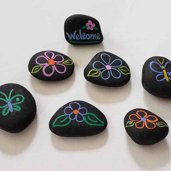 Welcome Rocks - Etsy
