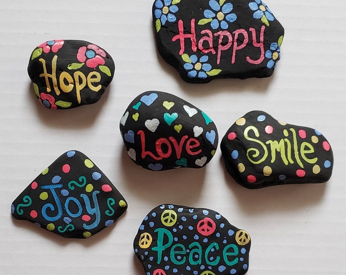 Inspirational Painted Rocks - Etsy