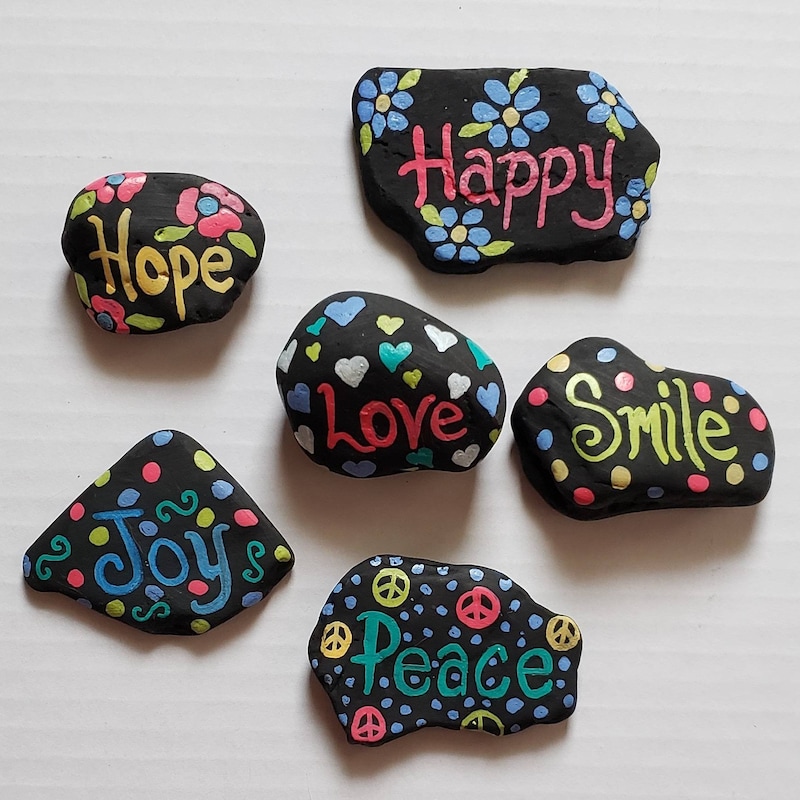 Painted Rocks Inspirational - Etsy
