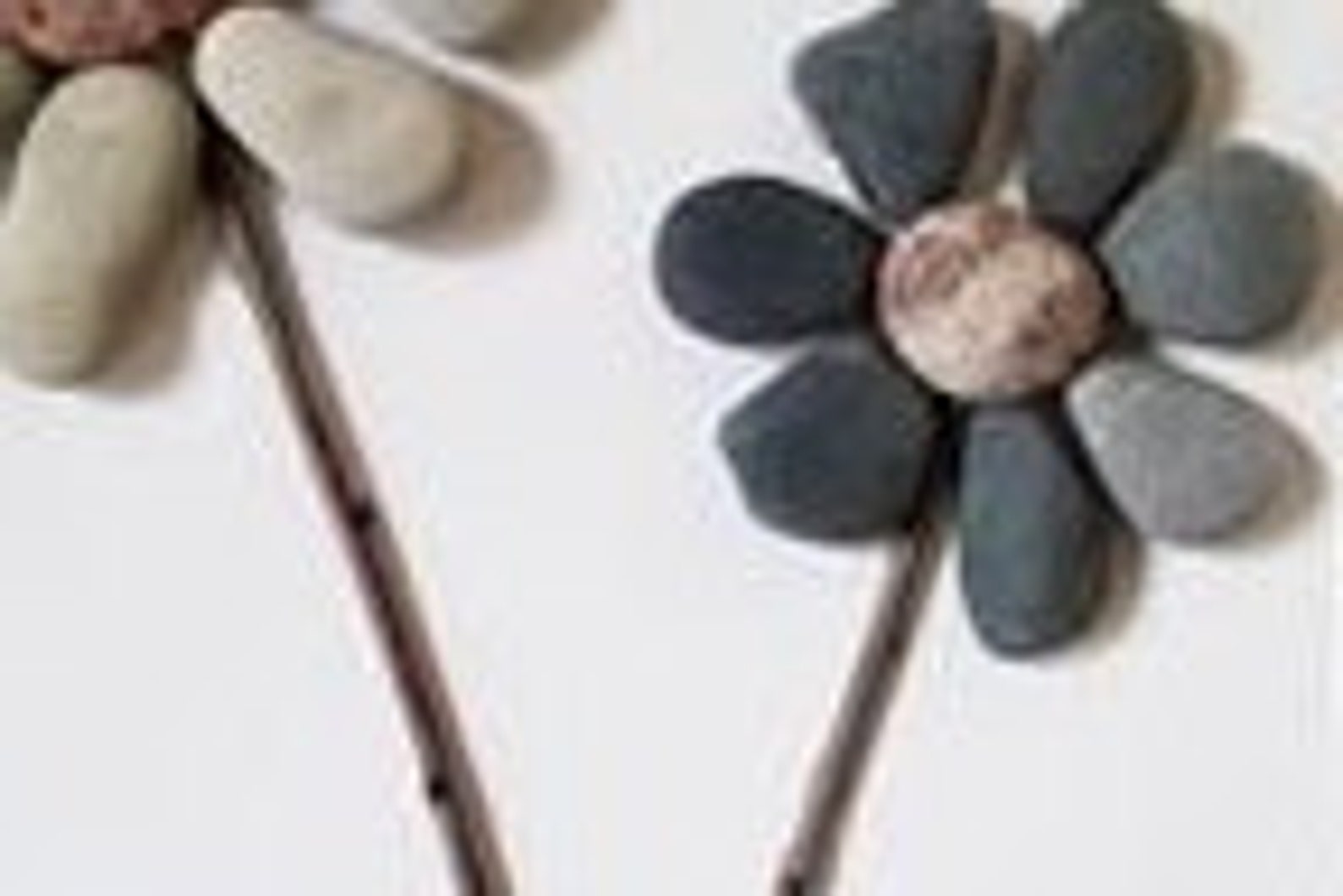 Flower Pebble Art-unique Wall Decor - Etsy