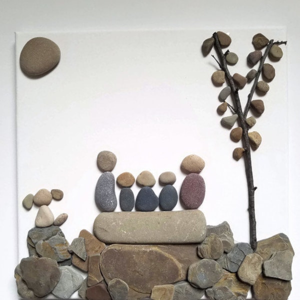 PEBBLE ART - Etsy