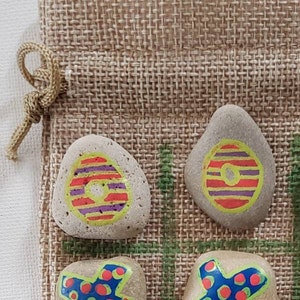 Painted Rocks Tic Tac Toe Game: Unique Travel Kids Game - Etsy