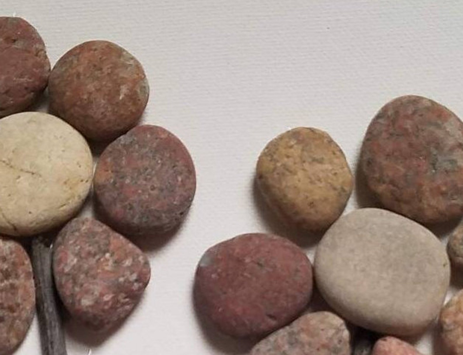 Flower Pebble Art-unique Wall Decor - Etsy