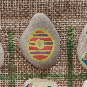 Painted Rocks Tic Tac Toe Game: Unique Travel Kids Game - Etsy