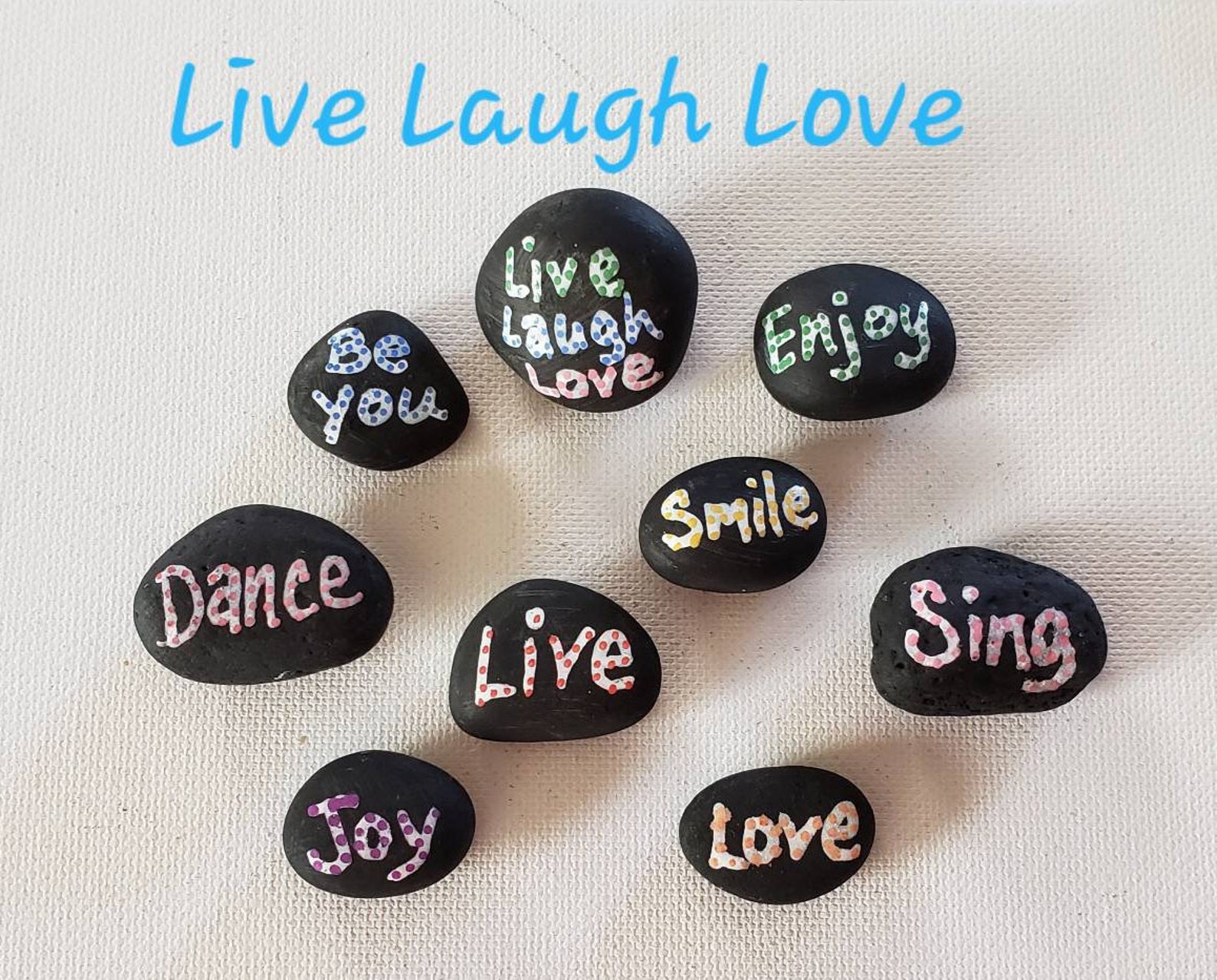 Inspirational Saying Painted Rocks, Pocket Pebbles, Motivational, Daily ...