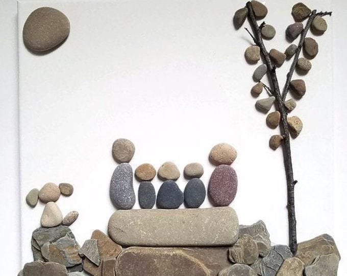 Custom Pebble Family - Etsy