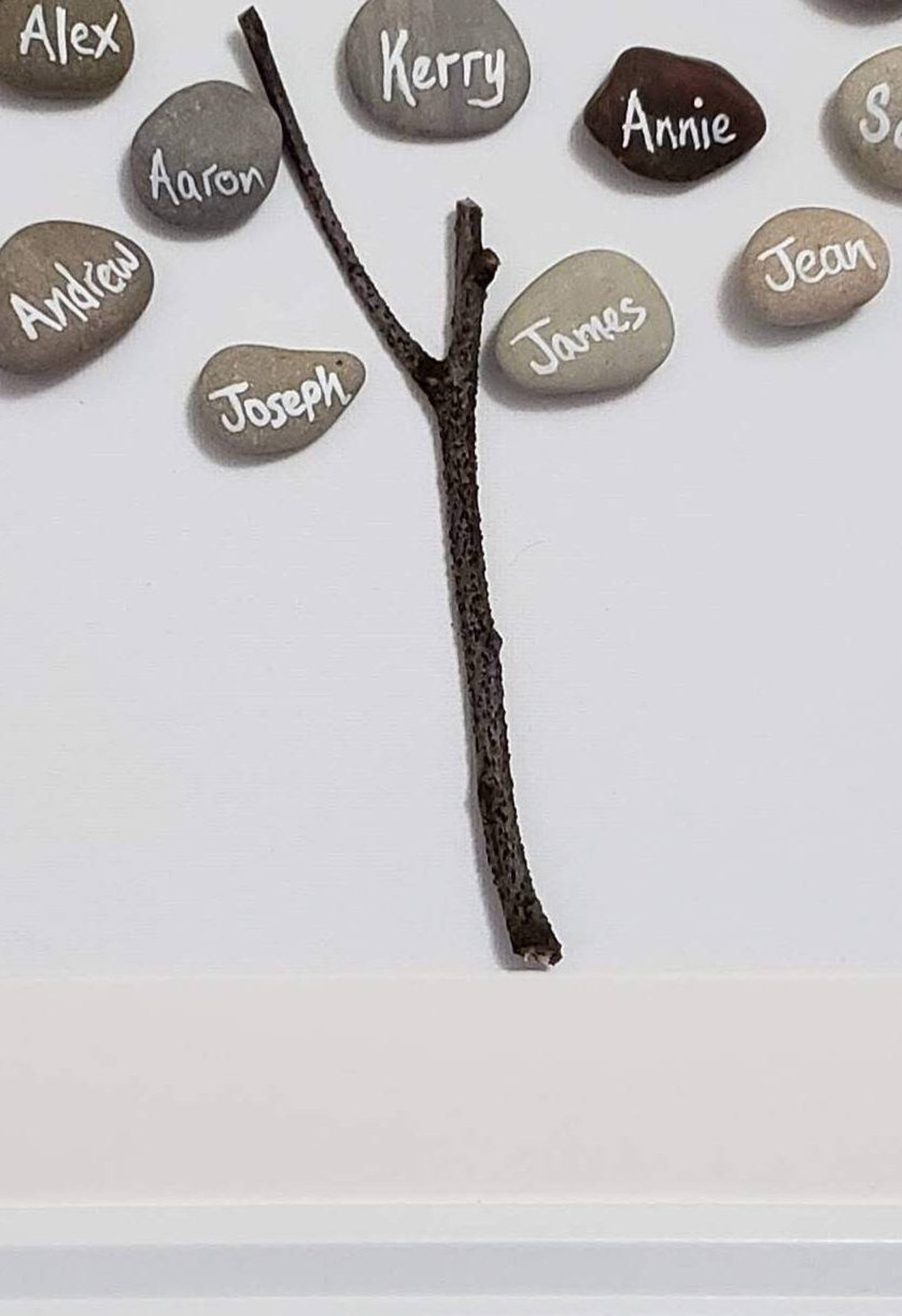 Custom Family Tree Pebble Art - Etsy
