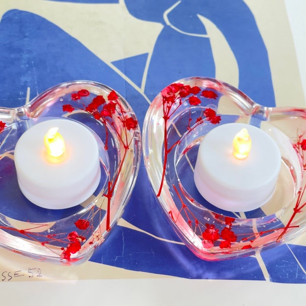 Resin Candle Holder - Etsy
