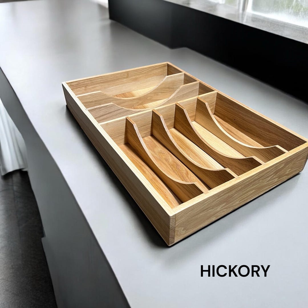 Custom Silverware Drawer Organizer Home Decor Kitchen Organization for ...
