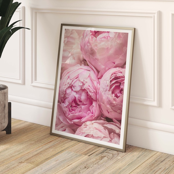 Peony Wall Art - Etsy