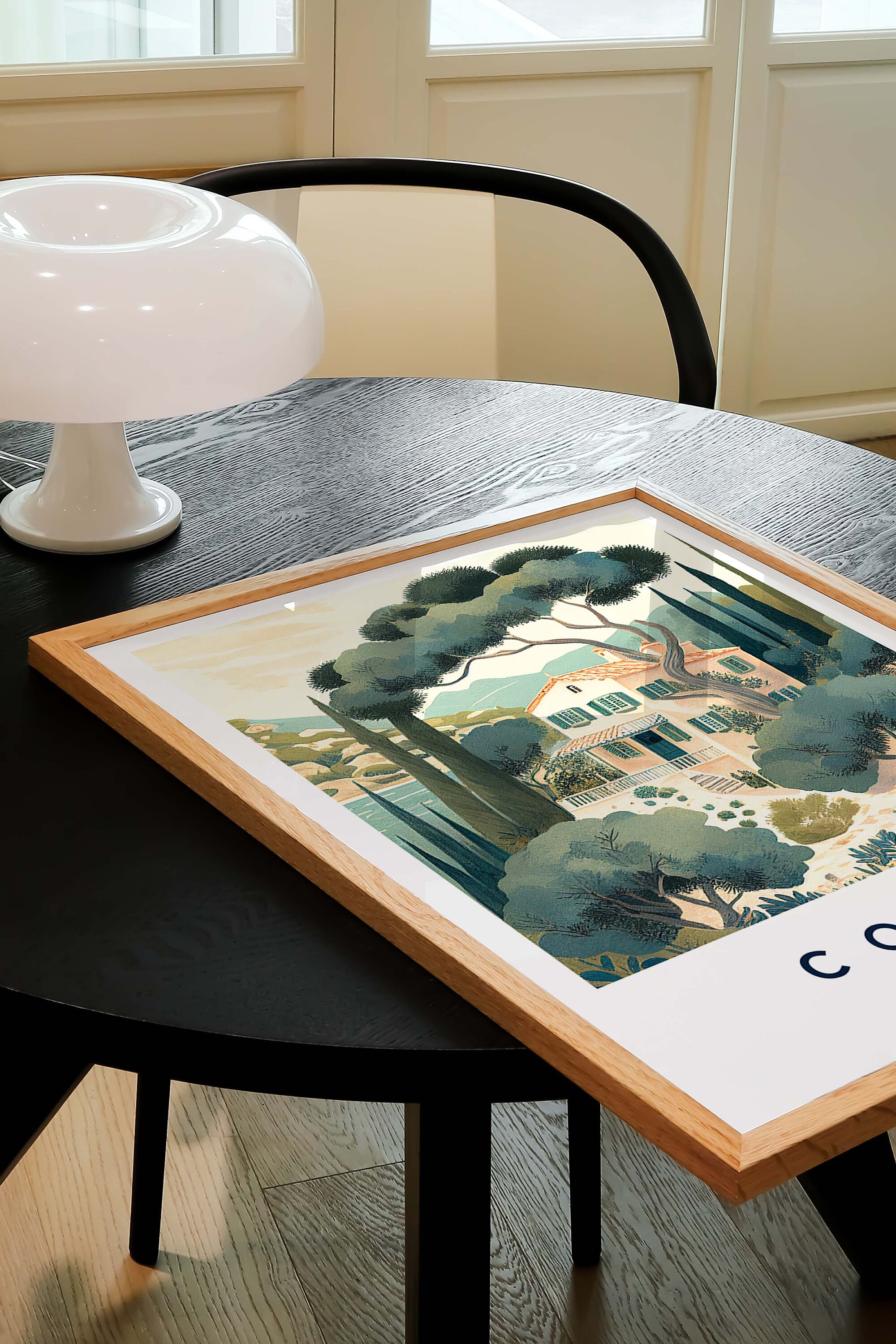 Corfu Illustration Print, Corfu Poster, Greece Wall Art, Travel Print ...