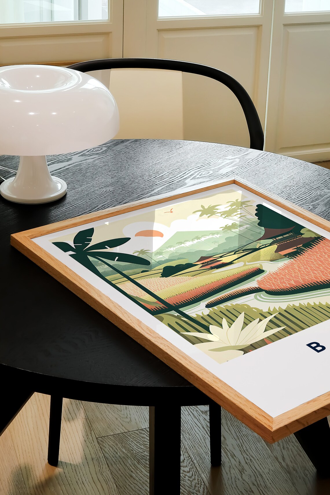 Bali Illustration Print, Bali Poster Wall Art, Travel Print, Indonesia ...