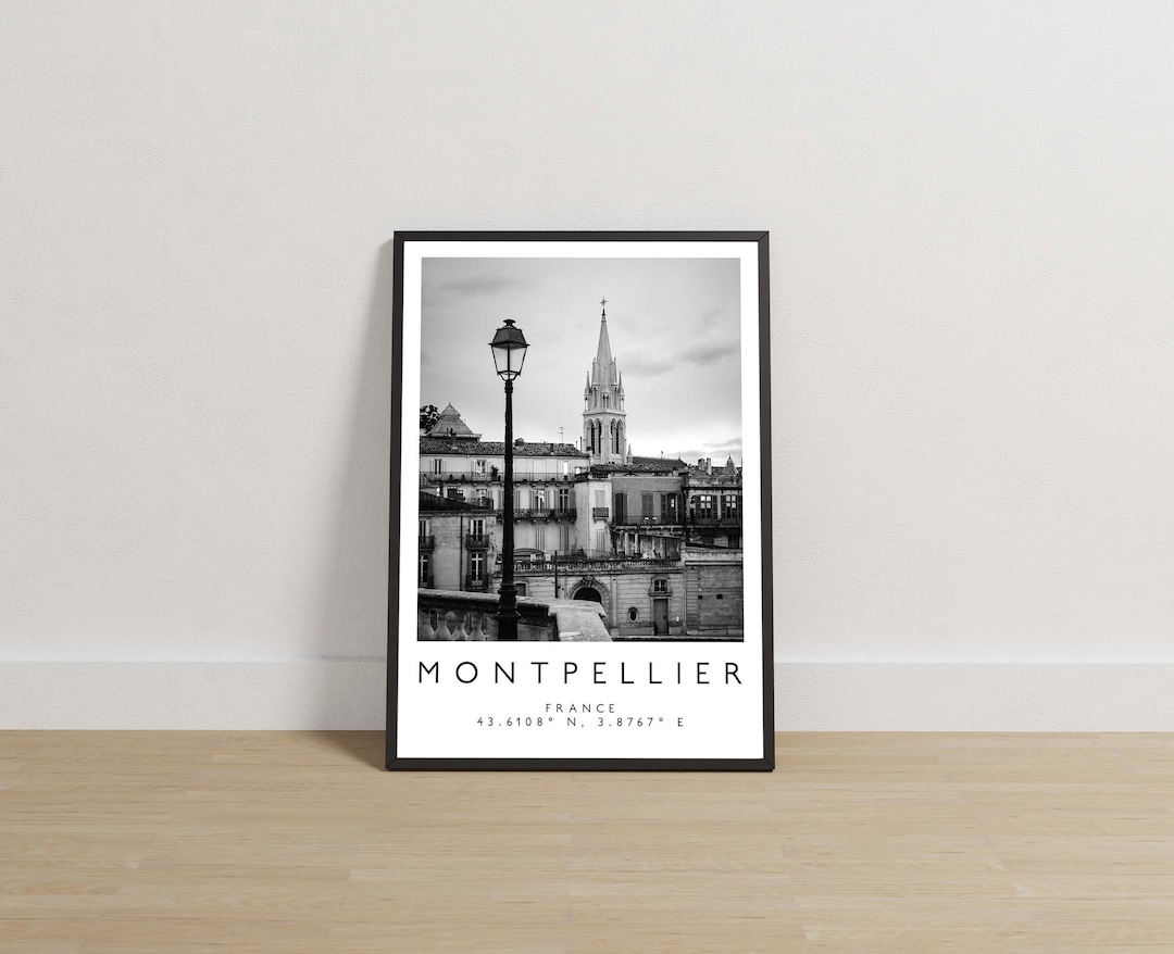 Montpellier Print, Montpellier Poster, Travel Photography, Travel Print ...