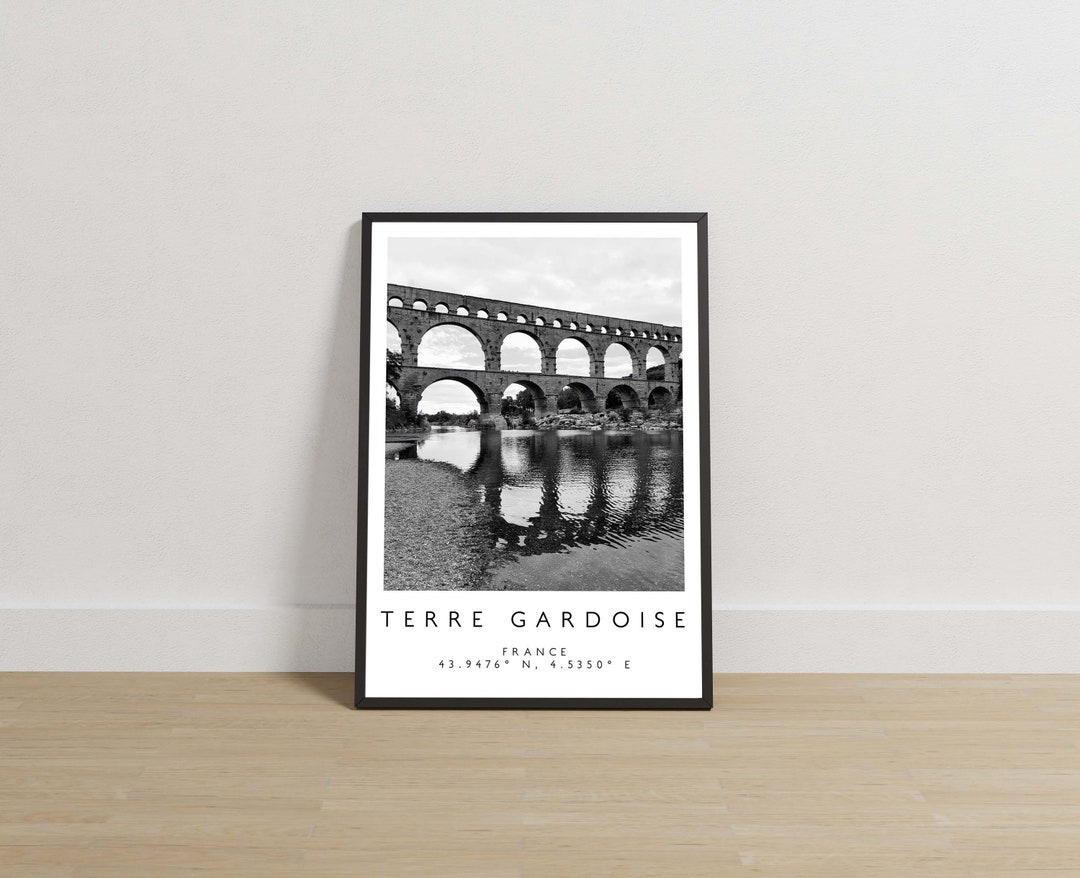 Terre Gardoise Print, Pont Du Gard Poster, Travel Photography, Travel ...