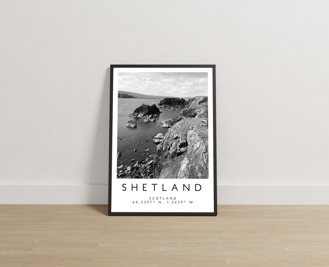 Shetland Print, Shetland Poster, Travel Photography, Travel Print ...