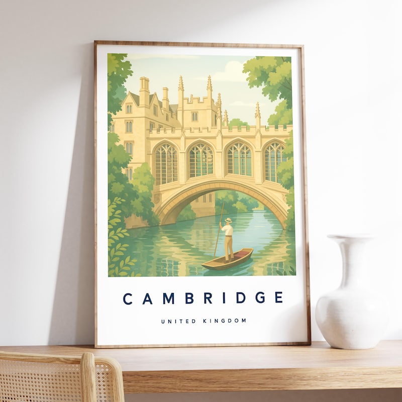 Cambridge Poster - Etsy UK