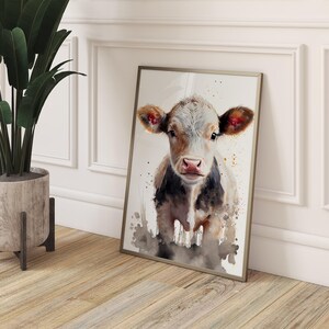 Set of 3 Watercolour Farm Animal Prints, Farmyard Animals Print Set ...