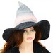 Floppy Witch or Wizard Hat, Festival Costume Hat, Everyday Witch Hat ...