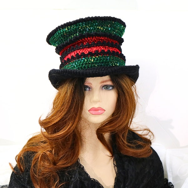 Green Top Hat - Etsy