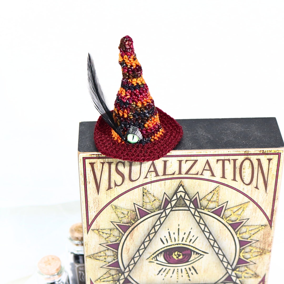 Small Witchy Housewarming Gift, Mini Hat Decor, Magic Eye Witch ...