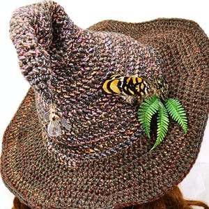 Nautical Steampunk Witch or Wizard Hat, Rustic Pirate Mariner Witch Hat ...