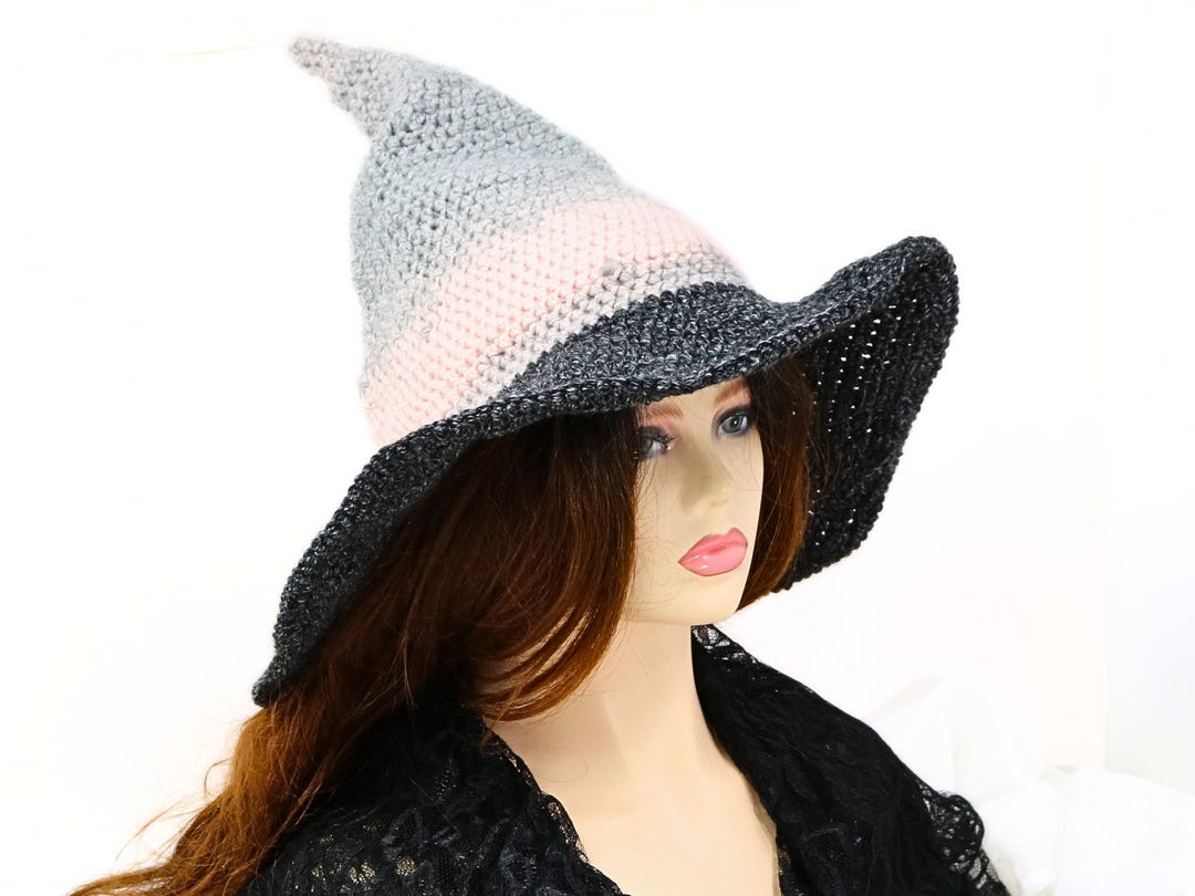 Floppy Witch or Wizard Hat, Festival Costume Hat, Fun Renfaire Witch ...