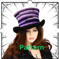 Super Snappy Top Hat Crochet Pattern - Etsy