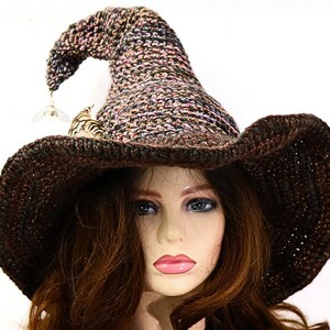 Nautical Steampunk Witch or Wizard Hat, Rustic Pirate Mariner Witch Hat ...