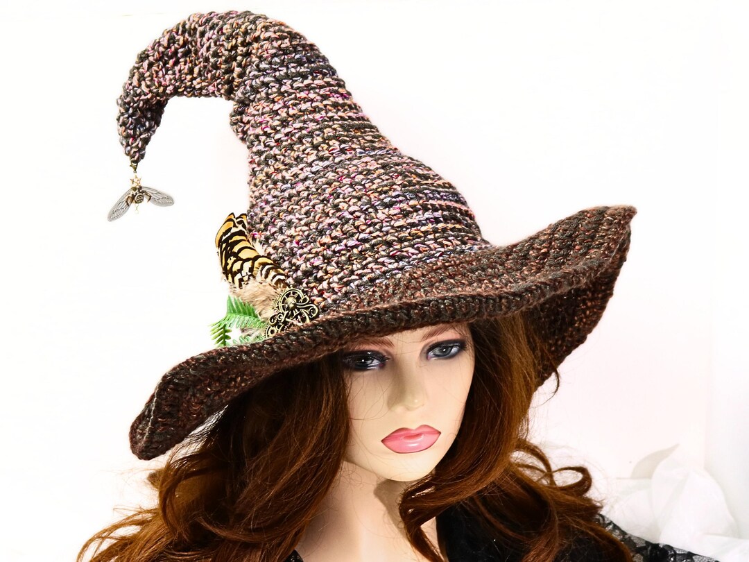 Nautical Steampunk Witch or Wizard Hat, Rustic Pirate Mariner Witch Hat ...