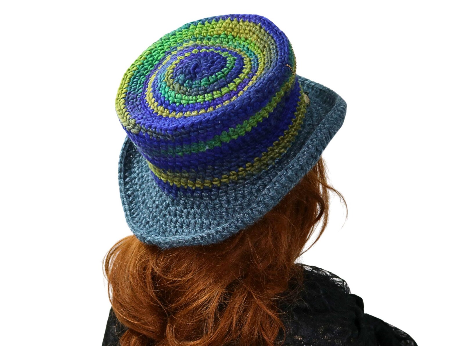 Colorful Octopus Top Hat, Festival Cosplay, Whimsical Crochet, Witch ...