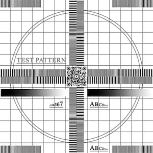 Test Patterns for Cameras and Lenses - Etsy