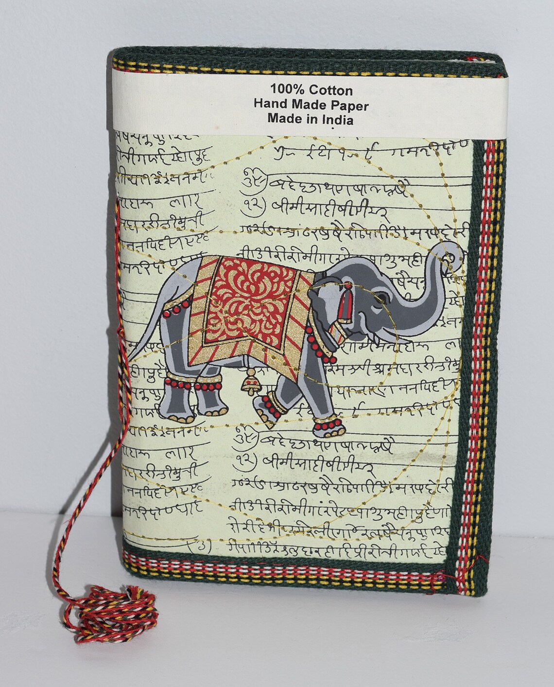 Elephant Print Handmade Paper Journal Eco Friendly | Etsy