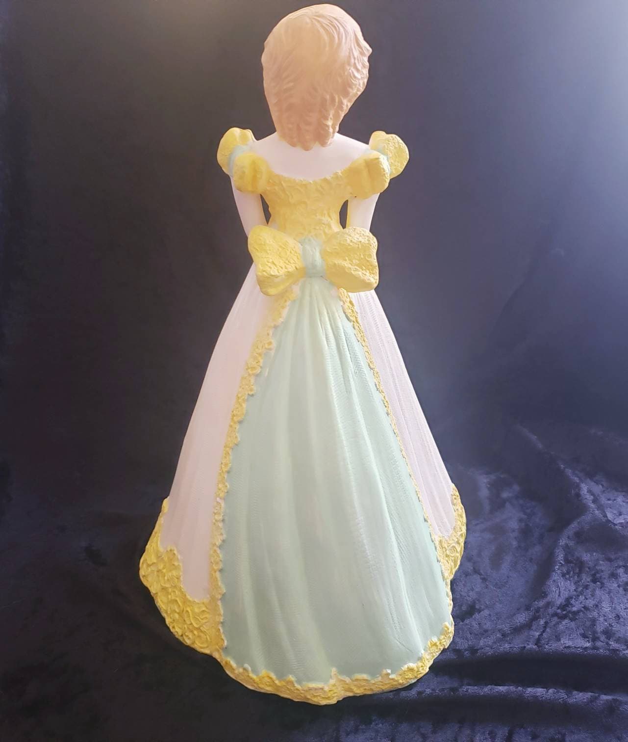 Large Vintage Victorian Style Princess Bride Ballroom Bisque Ceramic ...