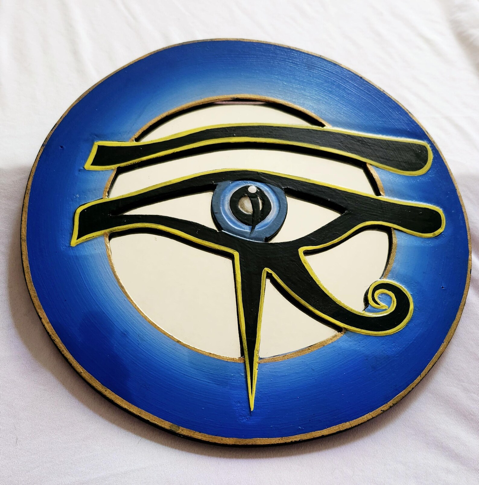 Eye of Horus/ra Egyptian Hieroglyph Protection Wall Hanging Mirror ...