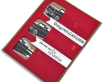 Classic car card | Etsy