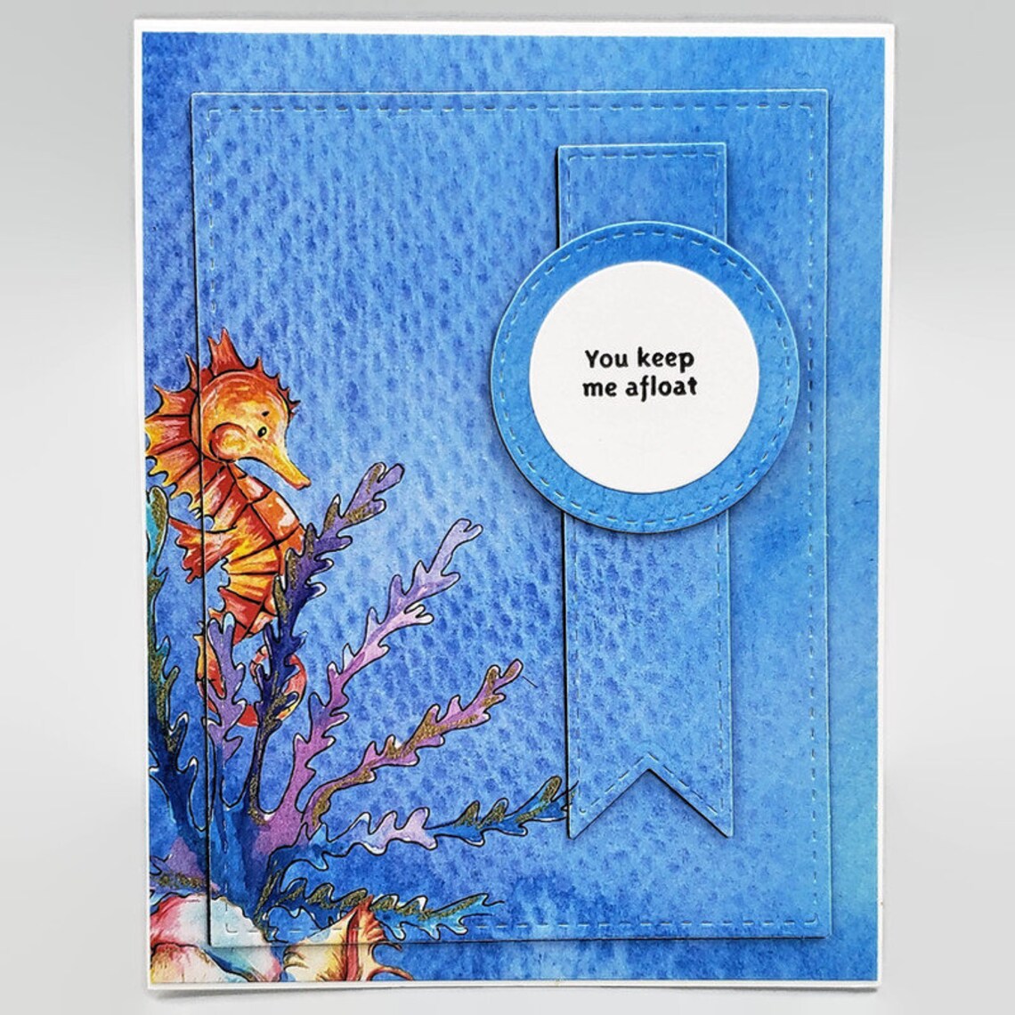 You Keep Me Afloat Ocean Themed Love Card 2019233 - Etsy