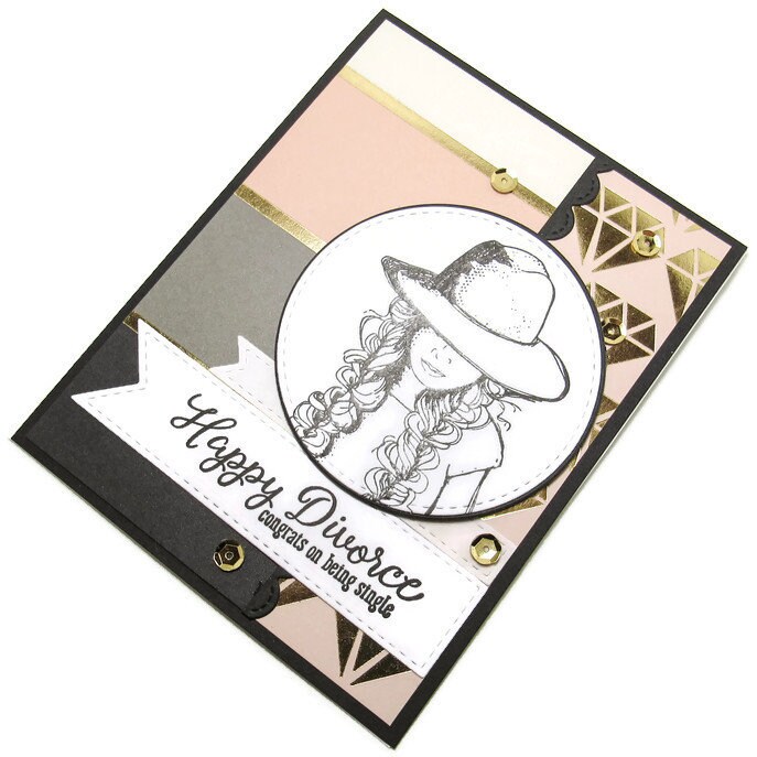 Handmade Happy Divorce Congrats on Being Single Card With Pink - Etsy