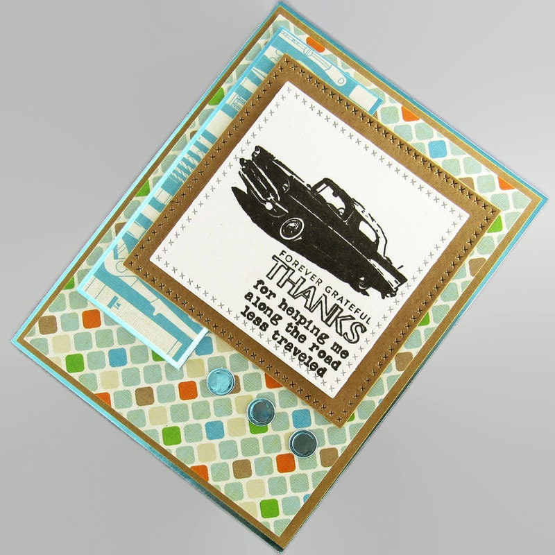 Forever Grateful Thanks for Helping Me Along the Road Less - Etsy
