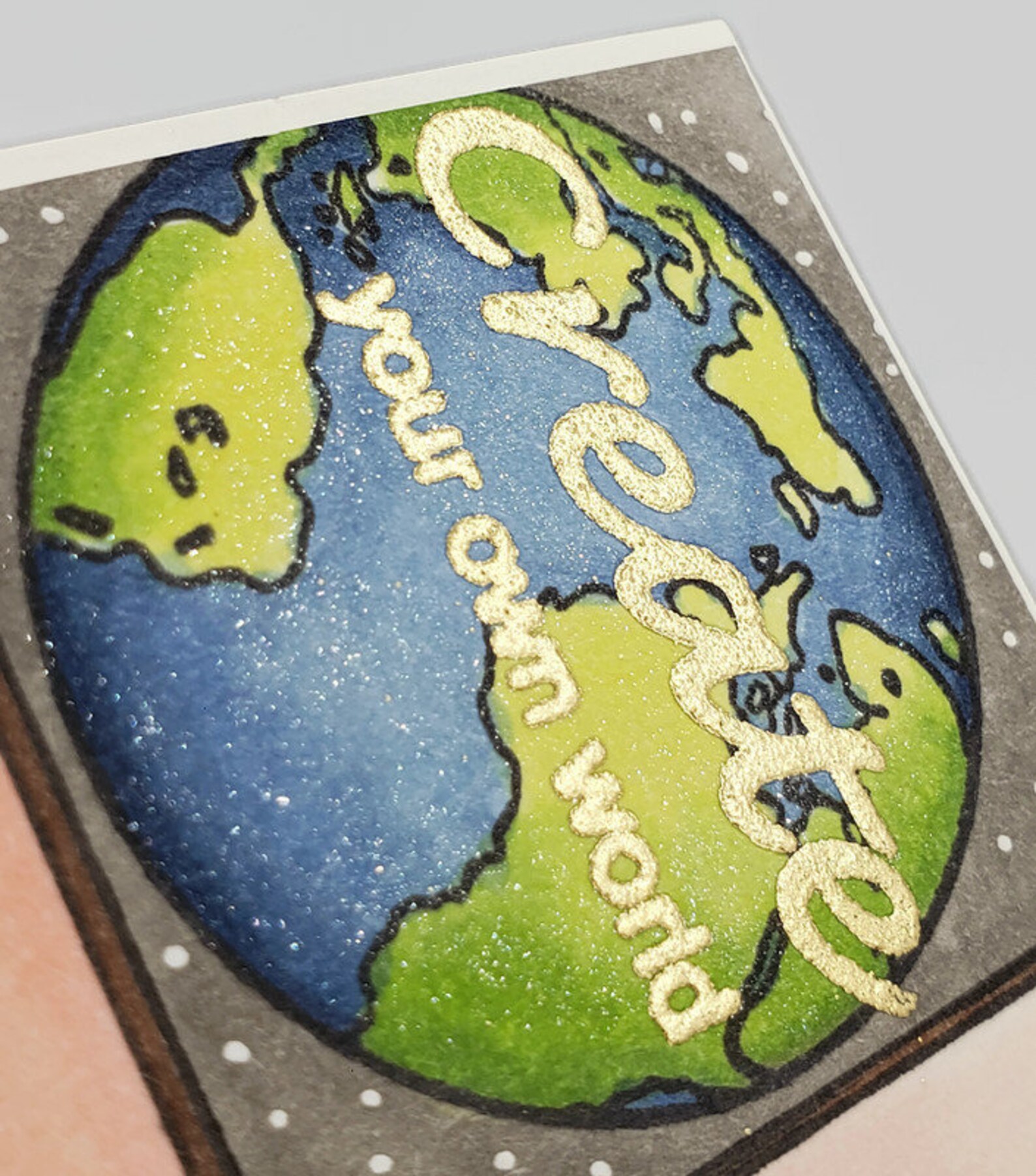 Create Your Own World Encouragement Card 2019260 | Etsy