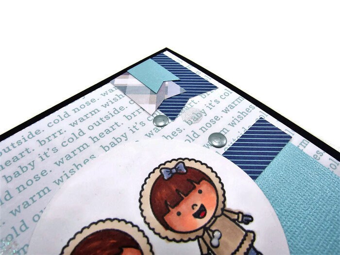 Handmade Love Card Eskimo Kisses Hand Colored Eskimo Themed Card for ...