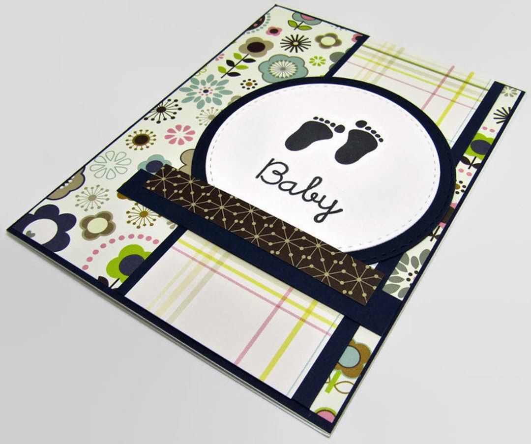 Baby Handmade New Baby Card Expecting Mother Card Homemade Card Die Cut ...