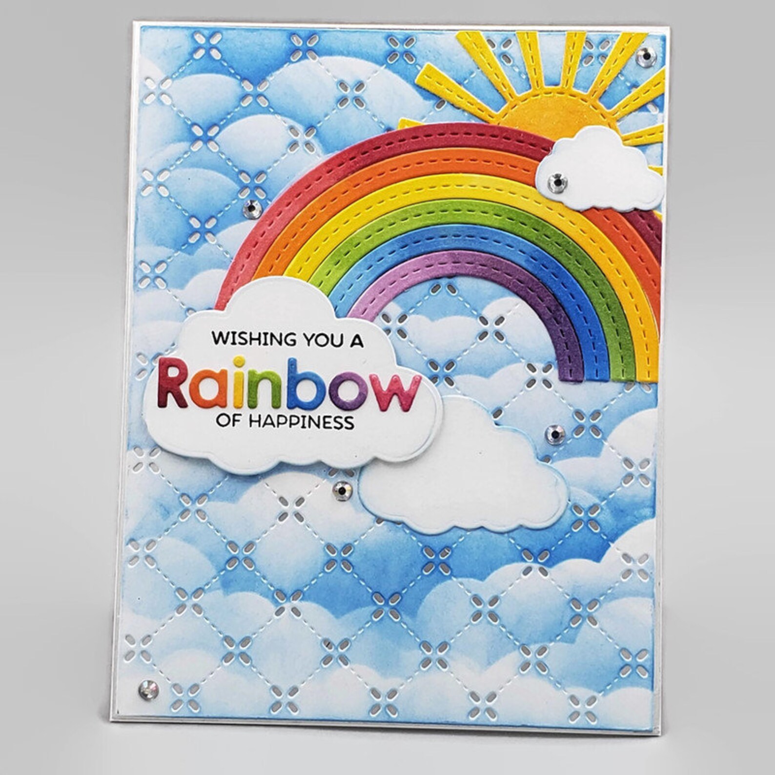 Wishing You A Rainbow of Happiness Encouragement Card - Etsy