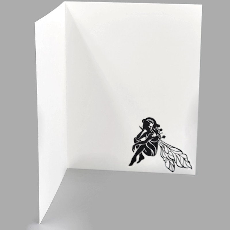 Handmade Fairy Themed Greeting Card Blank Note Card - Etsy