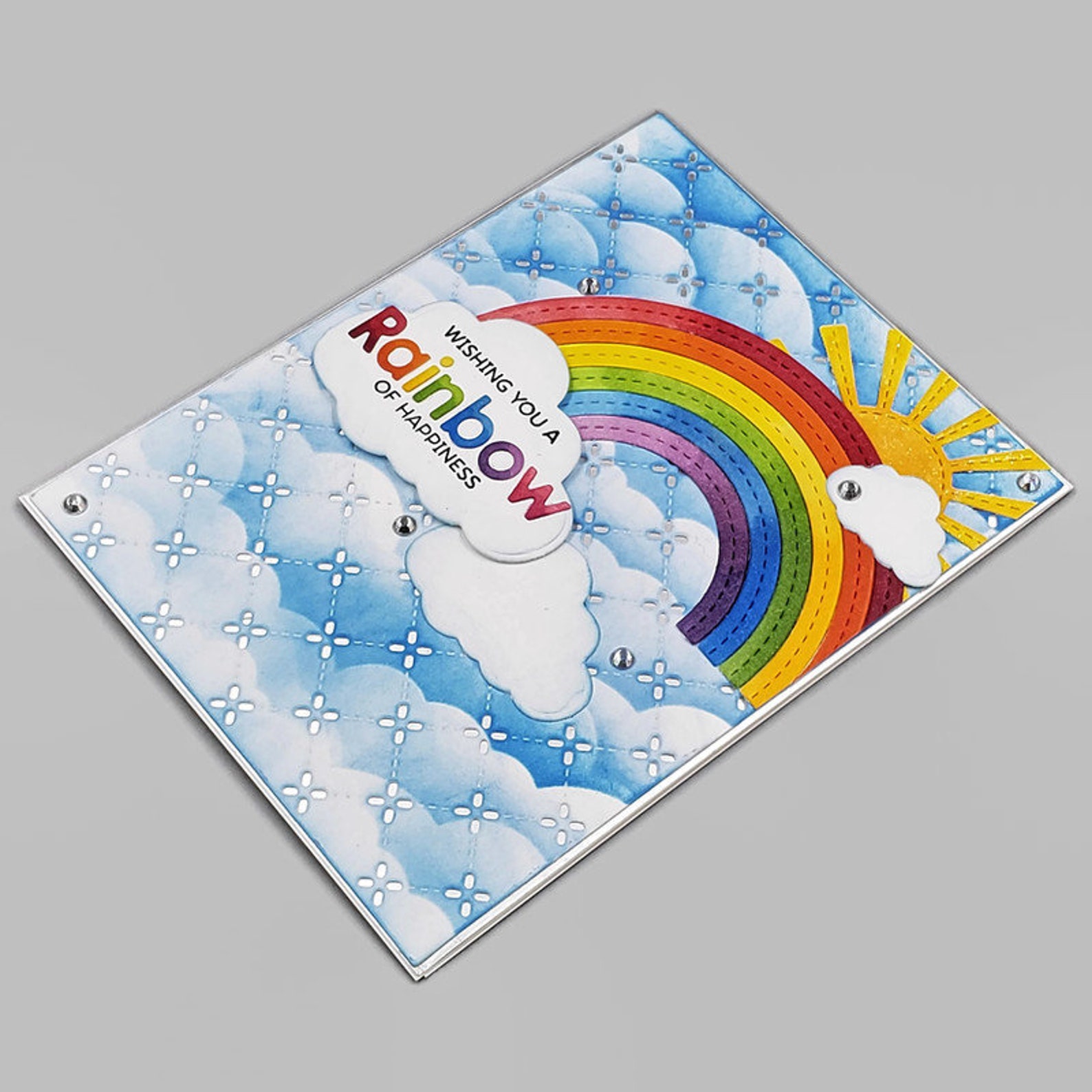 Wishing You A Rainbow of Happiness Encouragement Card - Etsy