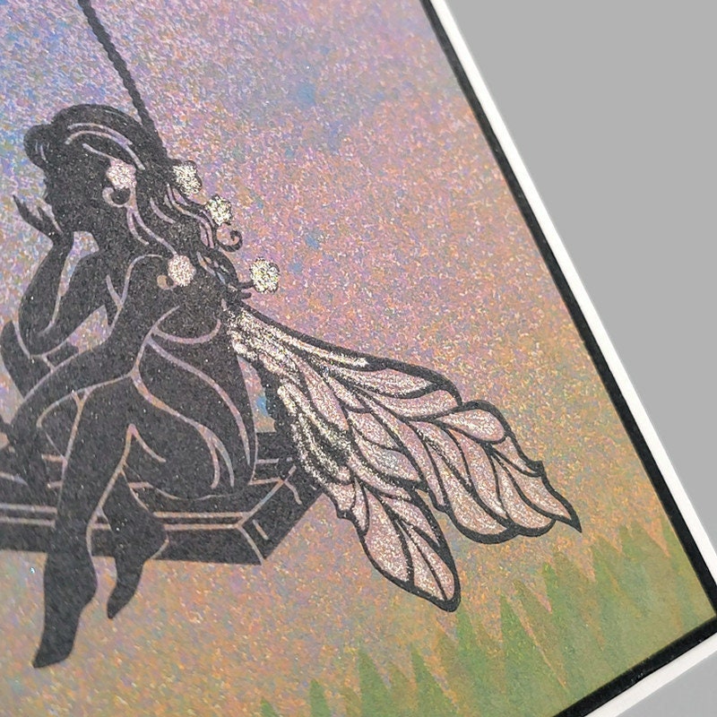 Handmade Fairy Themed Greeting Card Blank Note Card - Etsy