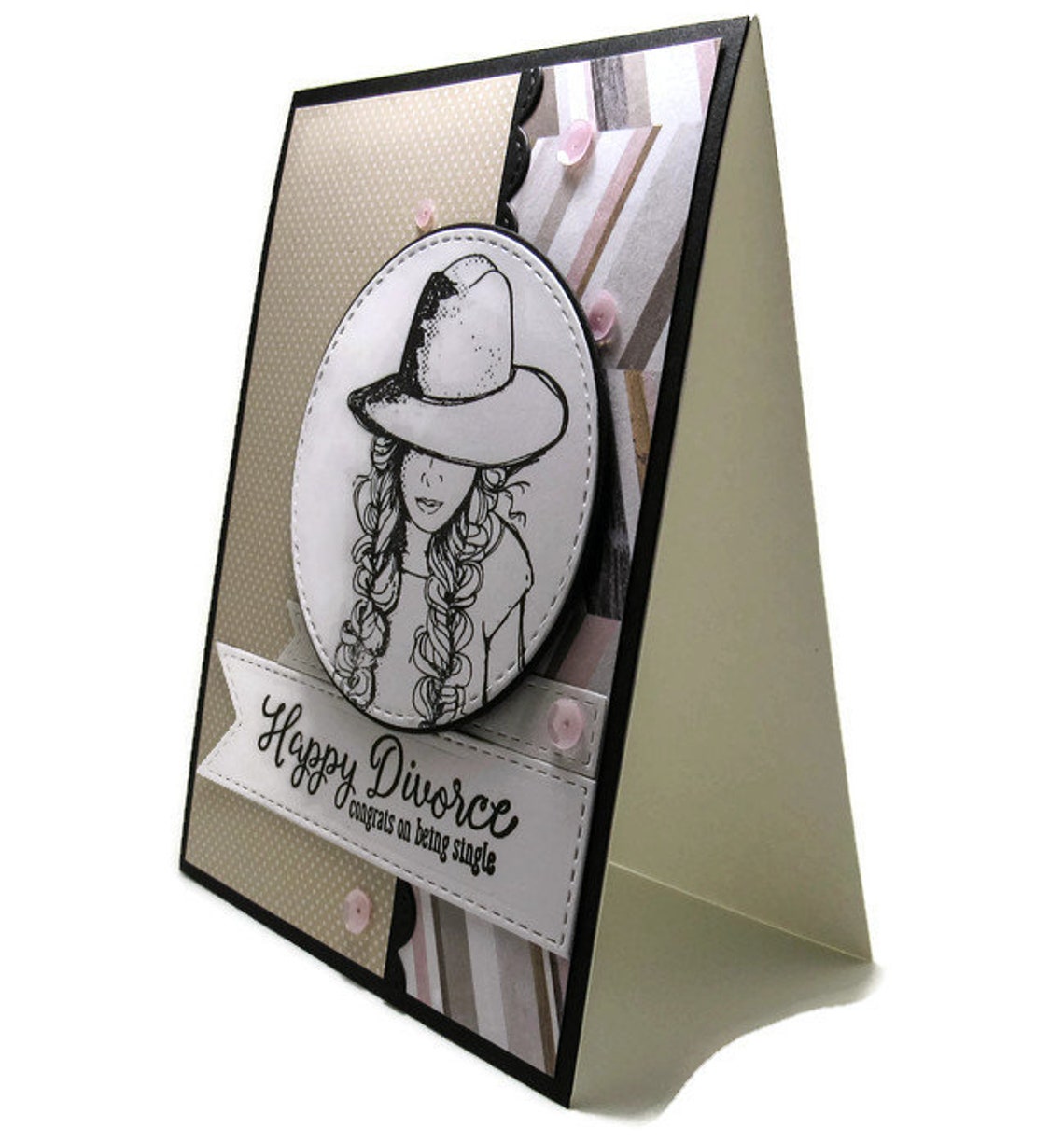 Handmade Happy Divorce Congrats on Being Single Card With Tan - Etsy