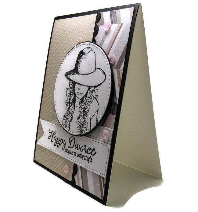 Handmade Happy Divorce Congrats on Being Single Card With Tan - Etsy